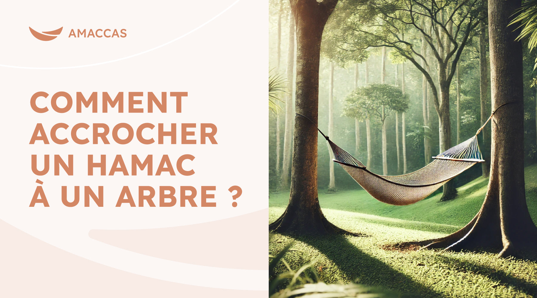 Comment accrocher un hamac à un arbre ? | Guide pratique
